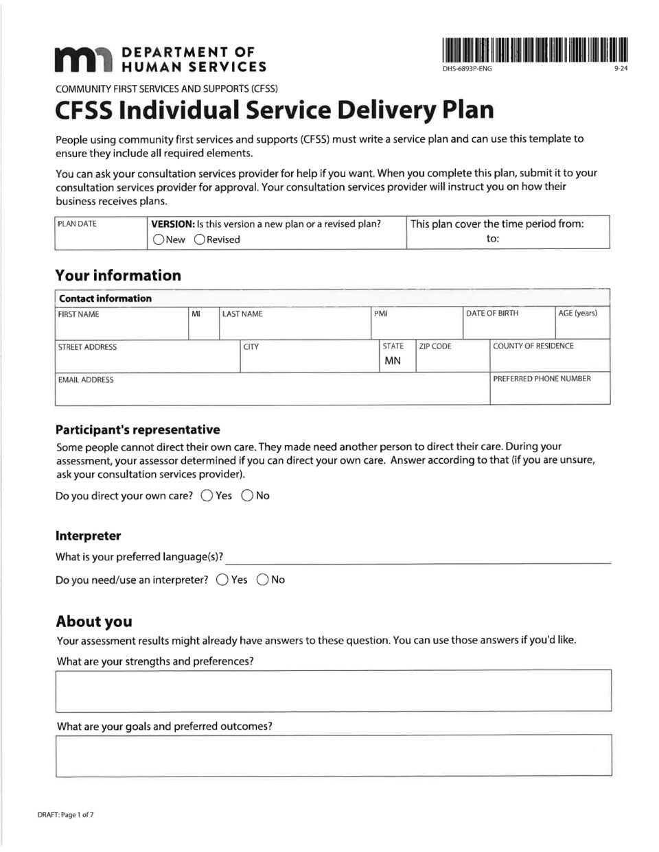 Service Delivery Plan | Minnesota | HealthMax Home Health Care